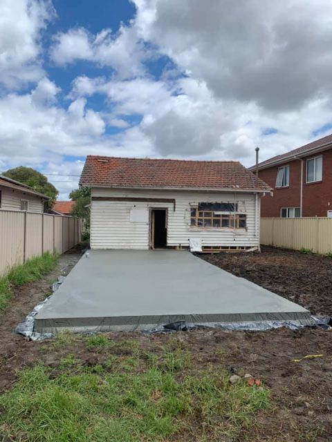 Concrete House Slab - Concrete Works Melbourne