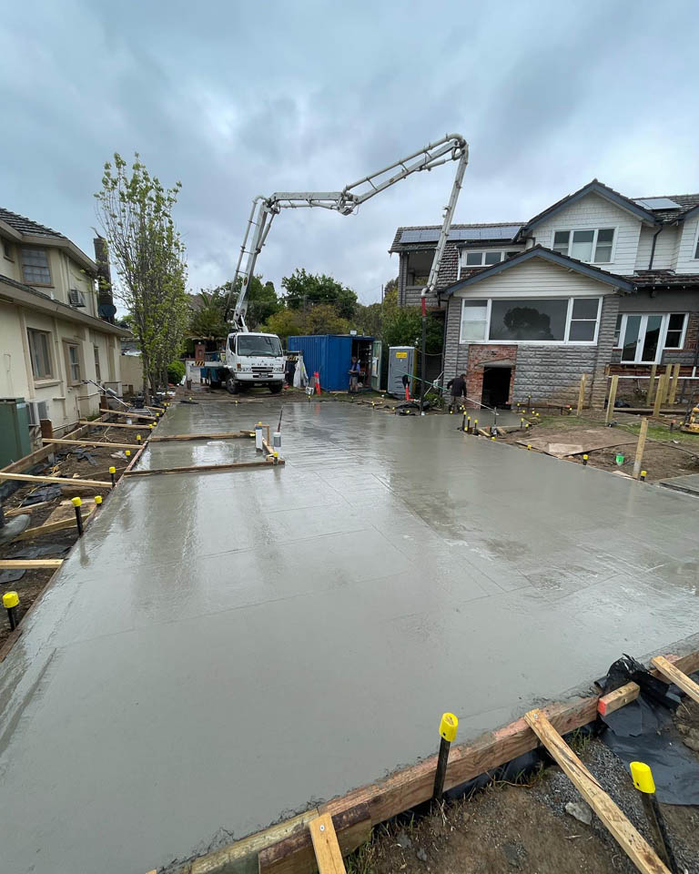 Concrete House Slab - Concrete Works Melbourne