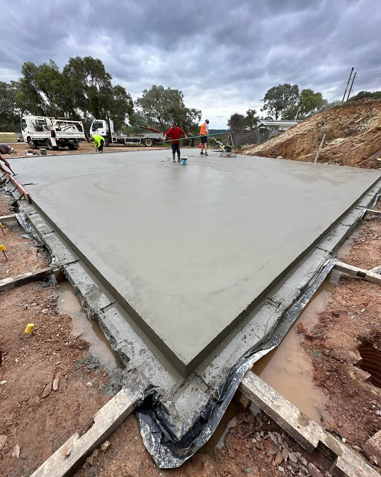 Concrete House Slab - Concrete Works Melbourne